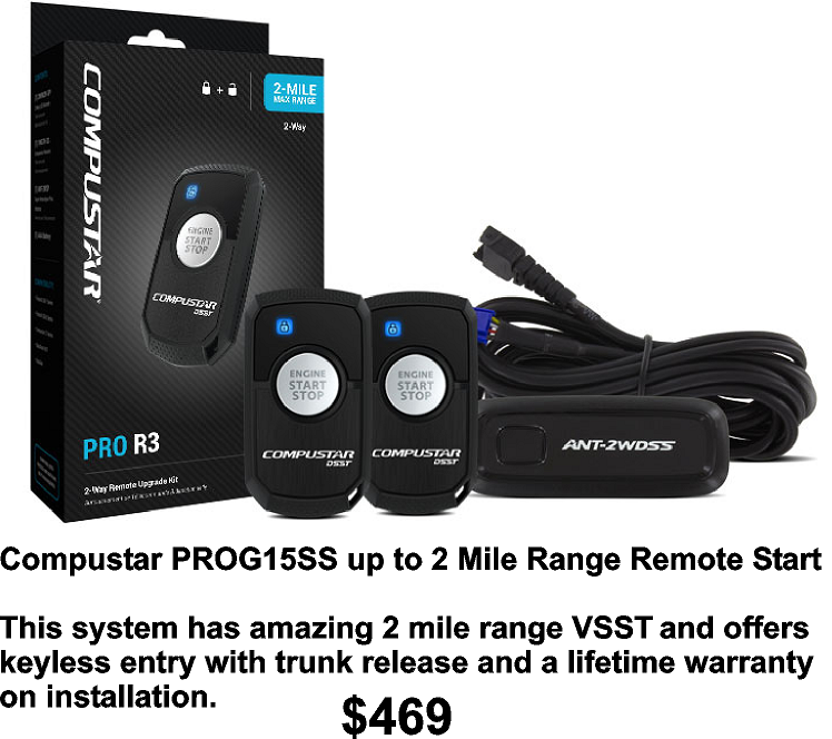 Custom Whips › Compustar PRO Remote Starts